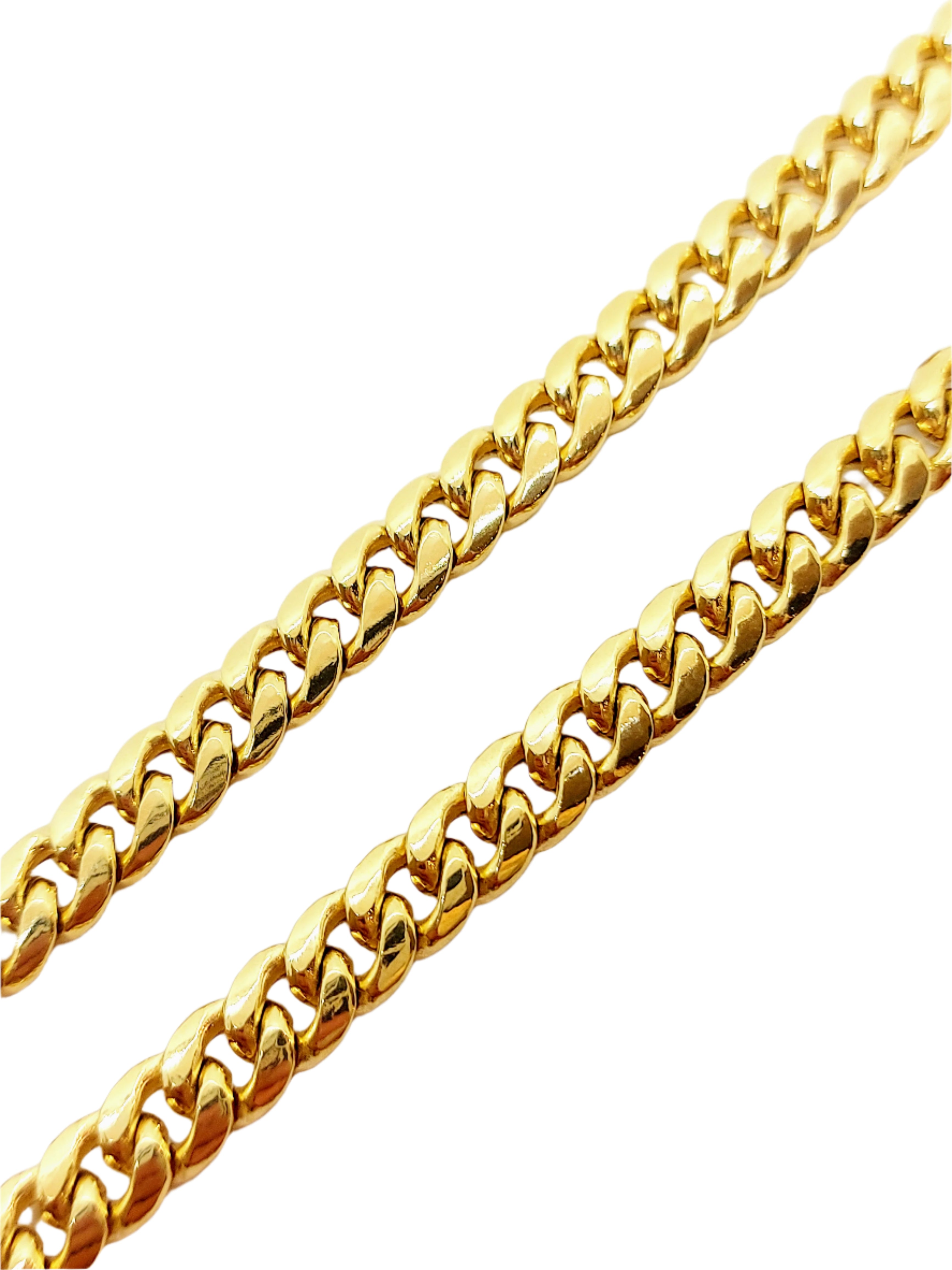 10k Gold Cuban chain ~6mm – Panther Jewelry