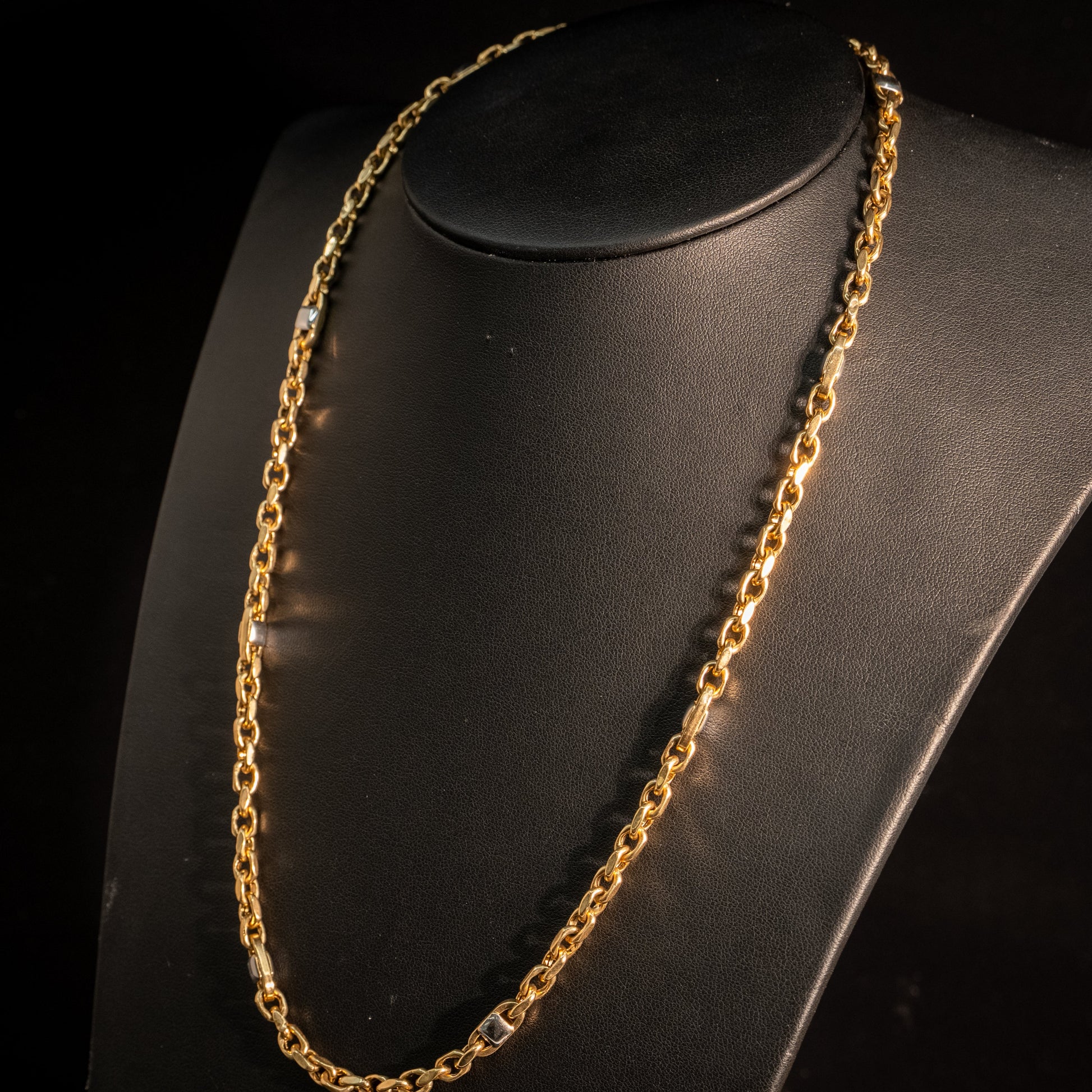 10k Gold Cable Chain 2 tone 4.8mm – Bijouterie-Panthère